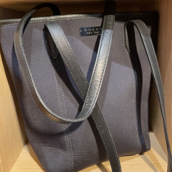 Coach | Bags | Coach Authentic Leatherneoprene Shoulder Bag | Poshmark